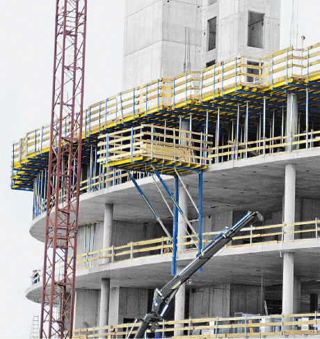 Shifting devices for tables - Doka