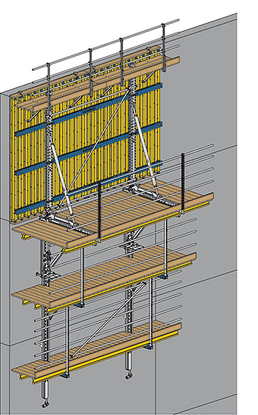 Doka | Automatic climbing formwork SKE plus