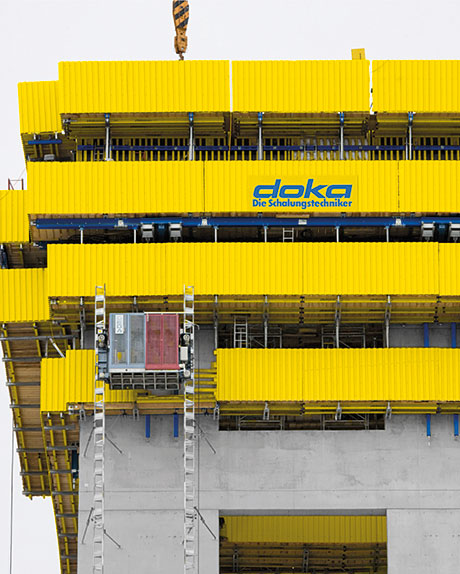 Doka | Automatic climbing formwork SKE plus