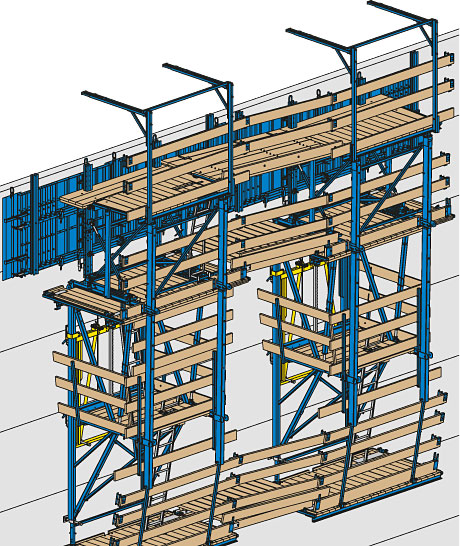 Cooling tower formwork SK175 - Doka