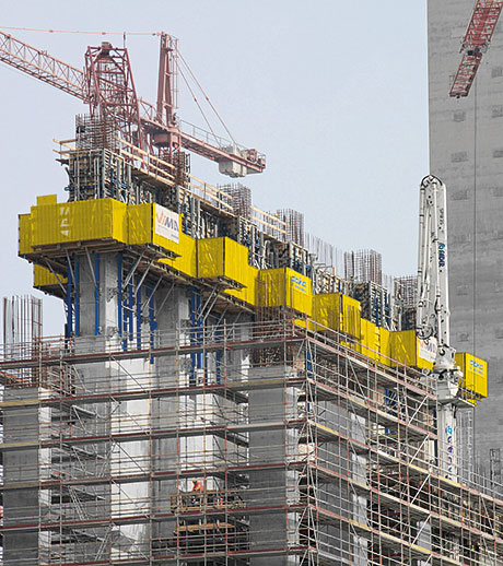 Guided climbing formwork Xclimb 60 - Doka