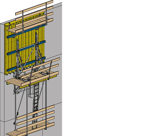Climbing formwork 150F - Doka