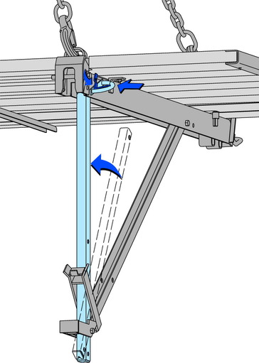 Folding platform K - Doka