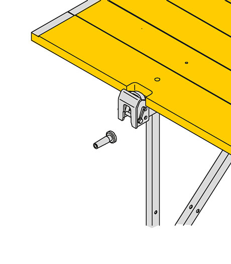 Folding platform K - Doka
