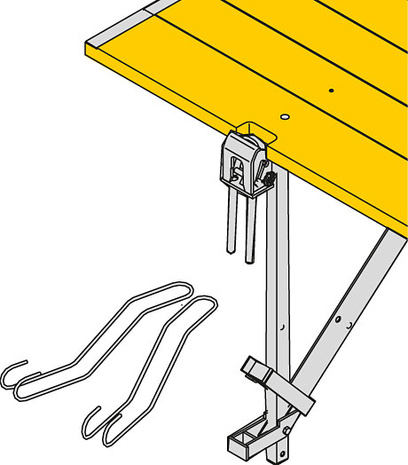 Folding platform K - Doka