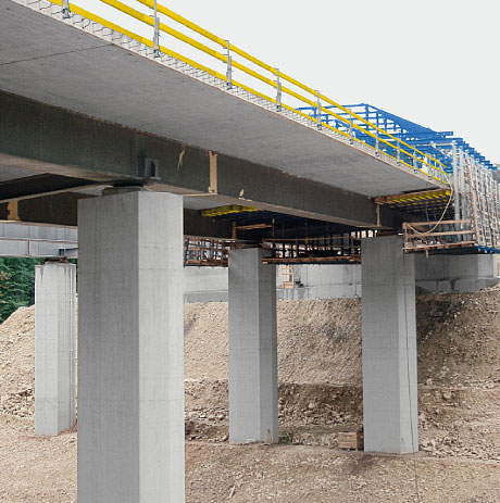 Handrail posts & clamps - Doka