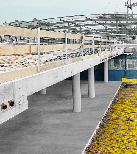 Handrail posts and clamps - Doka