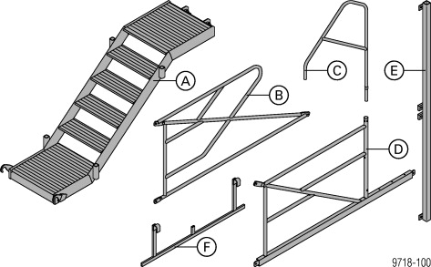The Stair tower 250 in detail