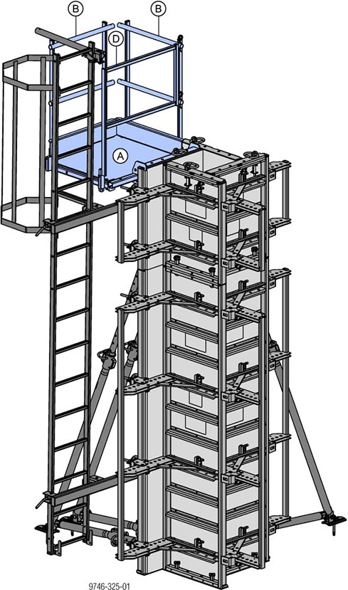 Platform configurations with Platform planking KS