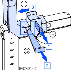 Dismantling the Doka floor end-shutter clamp