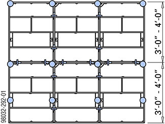 Vertical stacking of panels