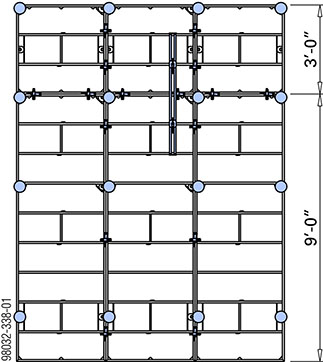 Vertical stacking of panels