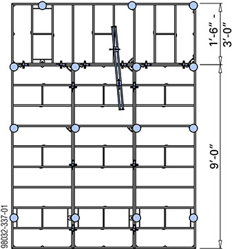 Vertical stacking of panels