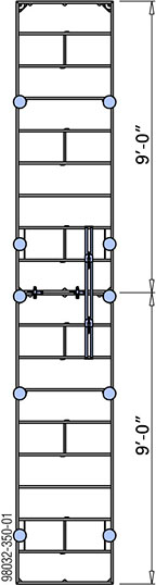 Vertical stacking of panels