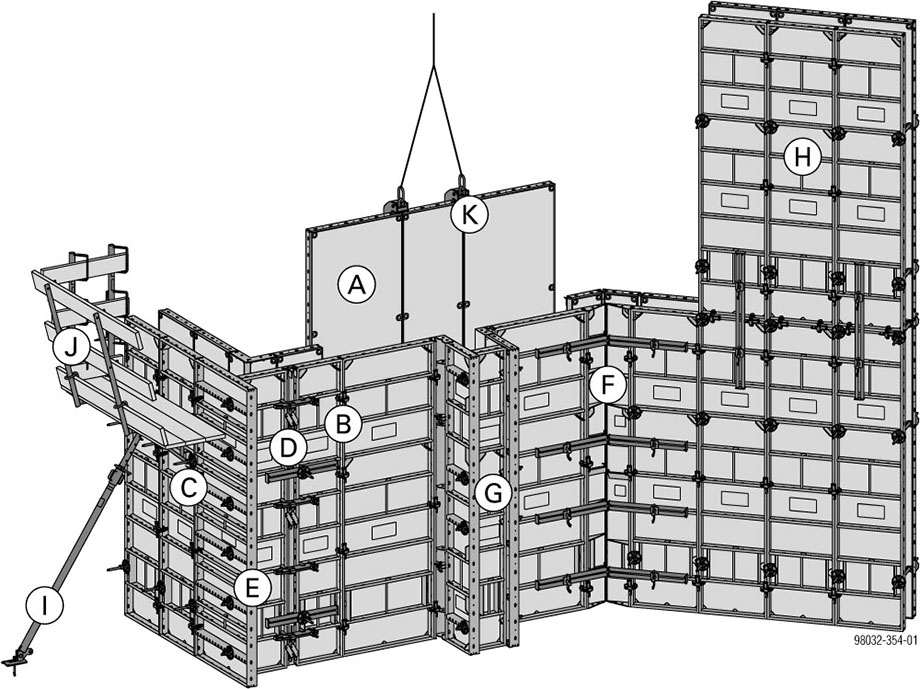 Wall formwork