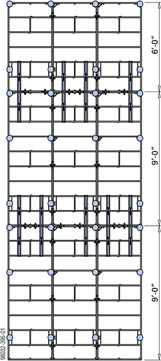 Vertical stacking of panels