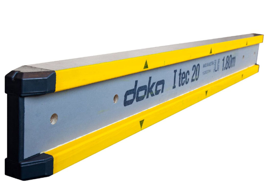 Composite formwork beams