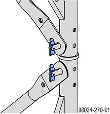 Assembling towers in the upright