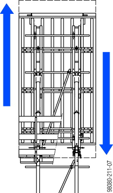 Plumbing & aligning the formwork