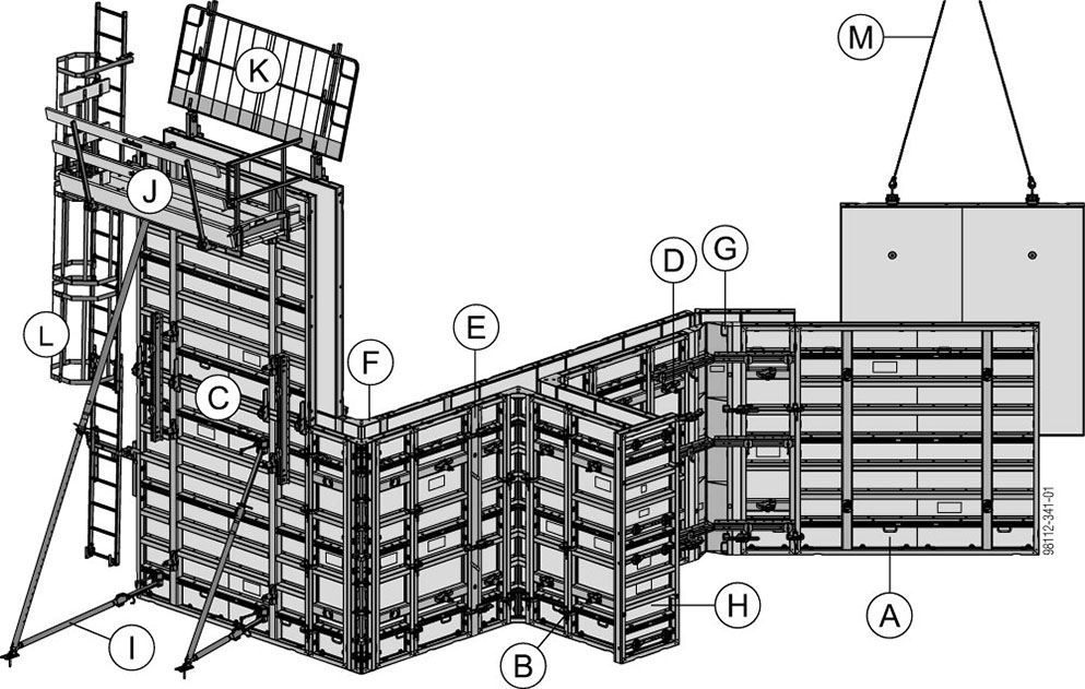 Wall formwork