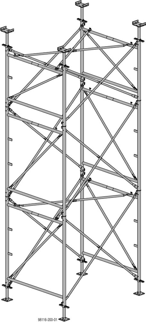 Load-bearing tower d3