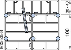 Vertical stacking of panels