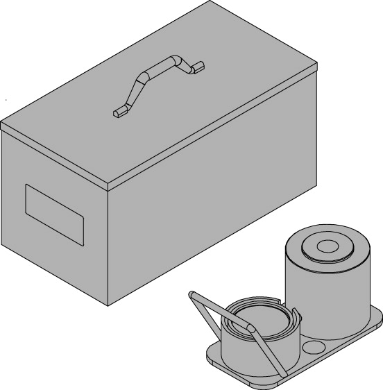 Form-tie load read-off device Form-tie load read-off device