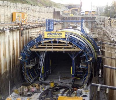 Handrail posts & clamps - Doka