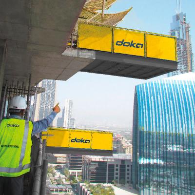 Fixed and Telescopic Loading Platform - Doka