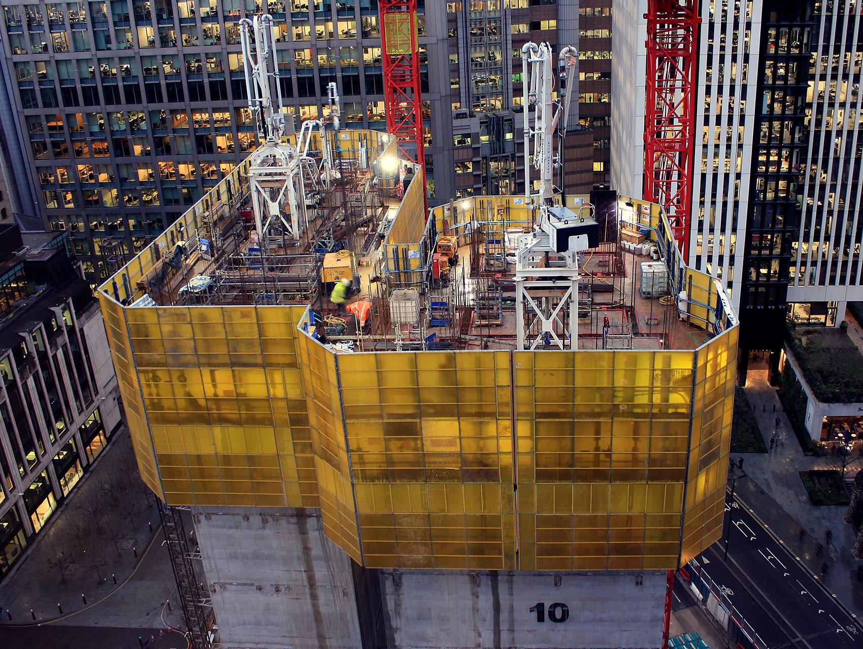 Doka Slipform Exceeds Expectations At Aldermanbury Square - Doka