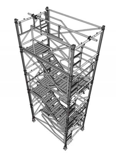 Stair tower - Doka